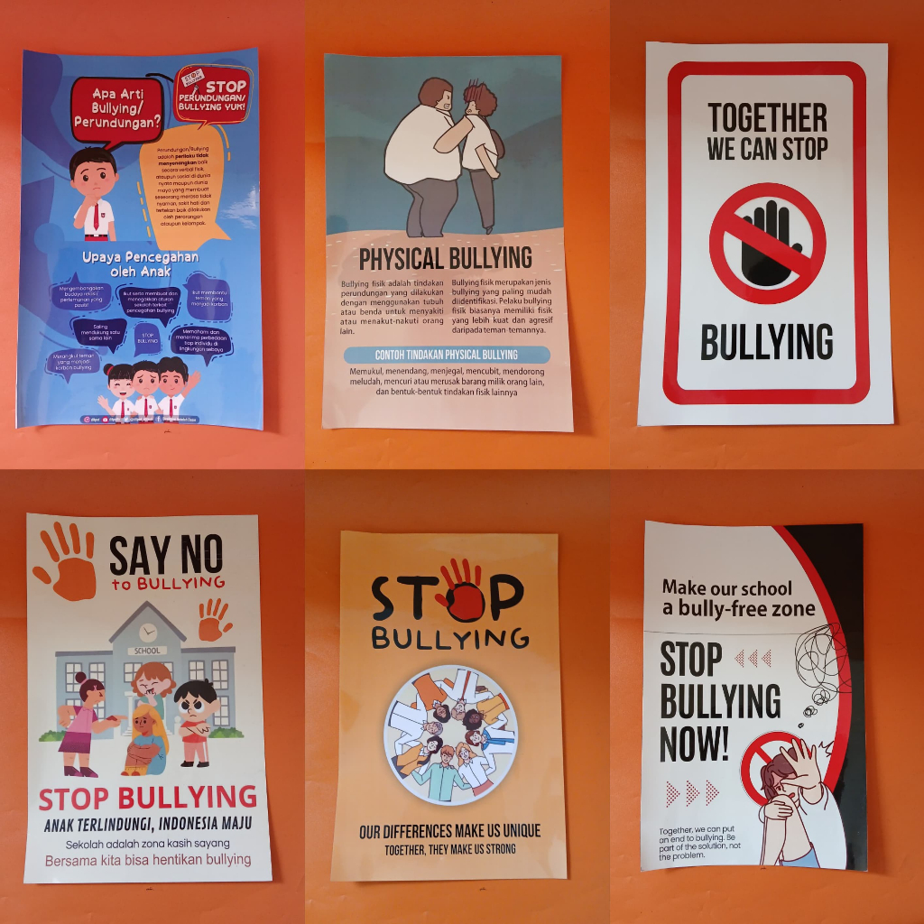 Jual Stiker Vinyl Stop Bullying - Stiker Stop Perundungan - Stiker Say ...