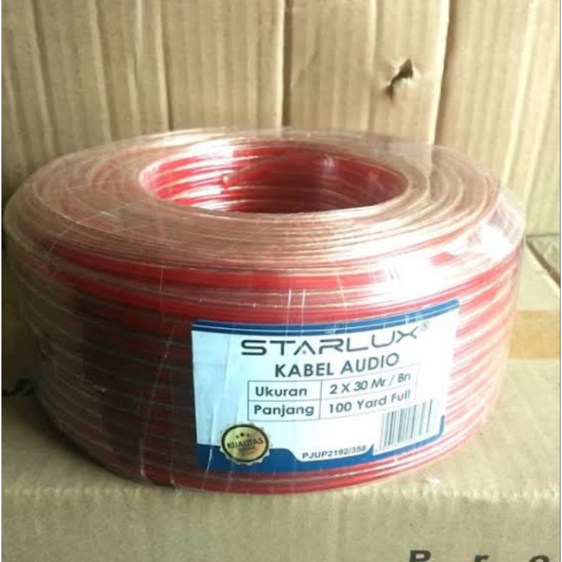 Jual Kabel Listrik Transparan 2×30 100Y / Kabel Audio 2×30 100 Yard ...