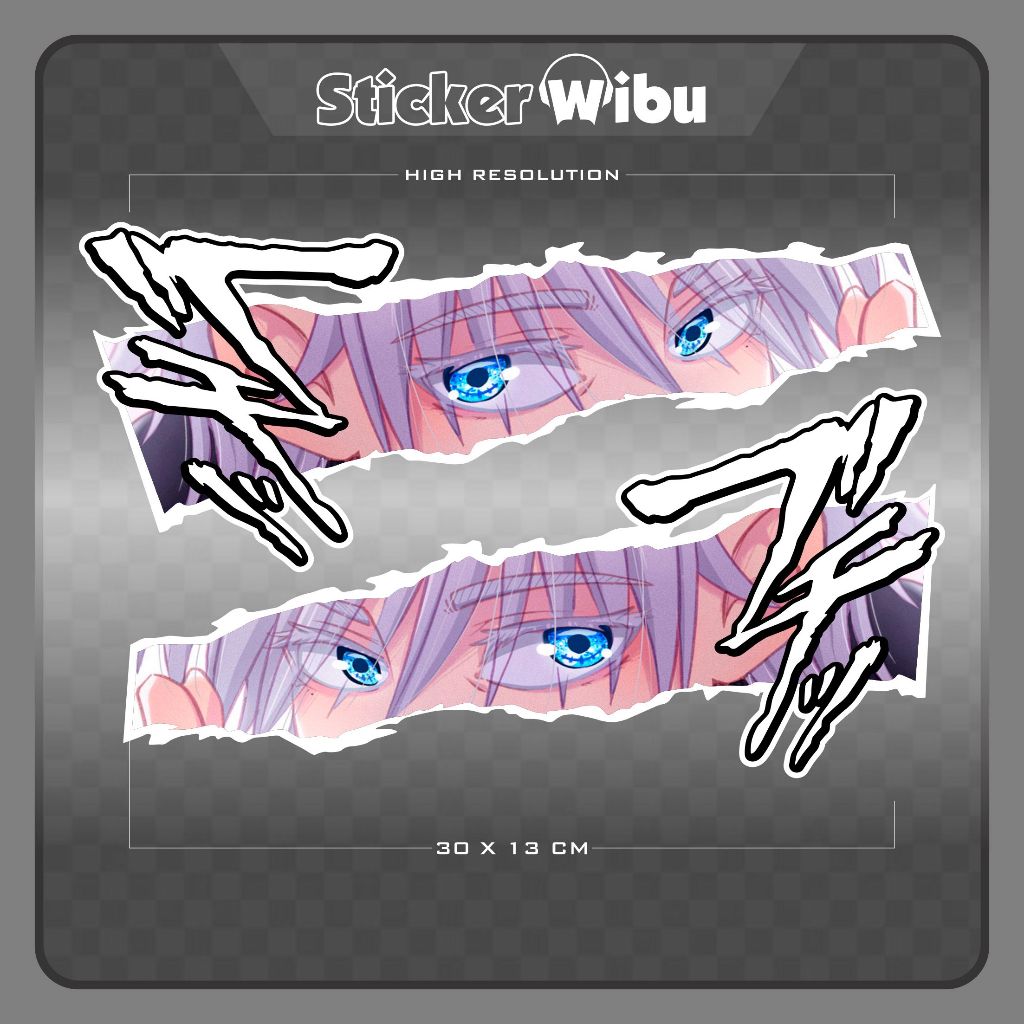 Jual STICKER PRINTCUT MATA ANIME / MOTOR / MOTIF 19 / STIKER / SEMUA ...
