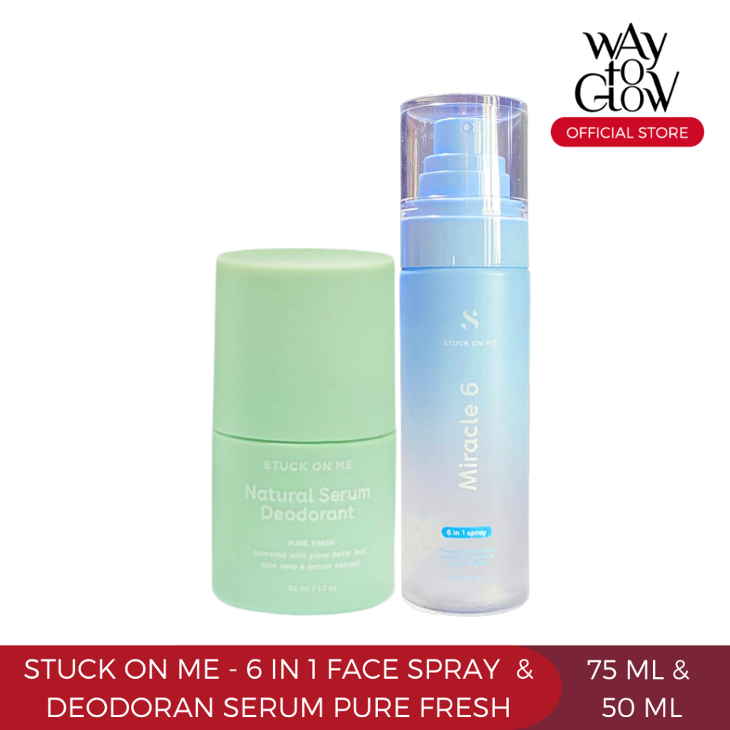 Jual Stuck On Me Paket Bundling Deodorant Serum Pure Fresh & Miracle 6 ...