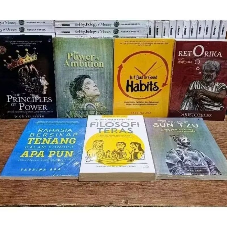 Jual paket 7 buku Retorika is it bad or good habits the power of ...