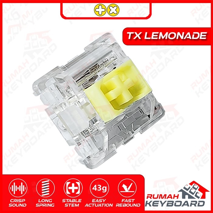 Jual TX - Switch - Lemonade - 5 PIN - Switch - 45g - LINEAR - Long Pole ...