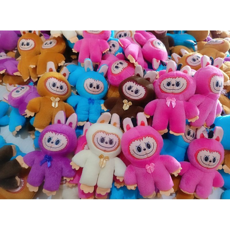 Jual gantungan tas boneka labubu 17cm warna BIRU | Shopee Indonesia