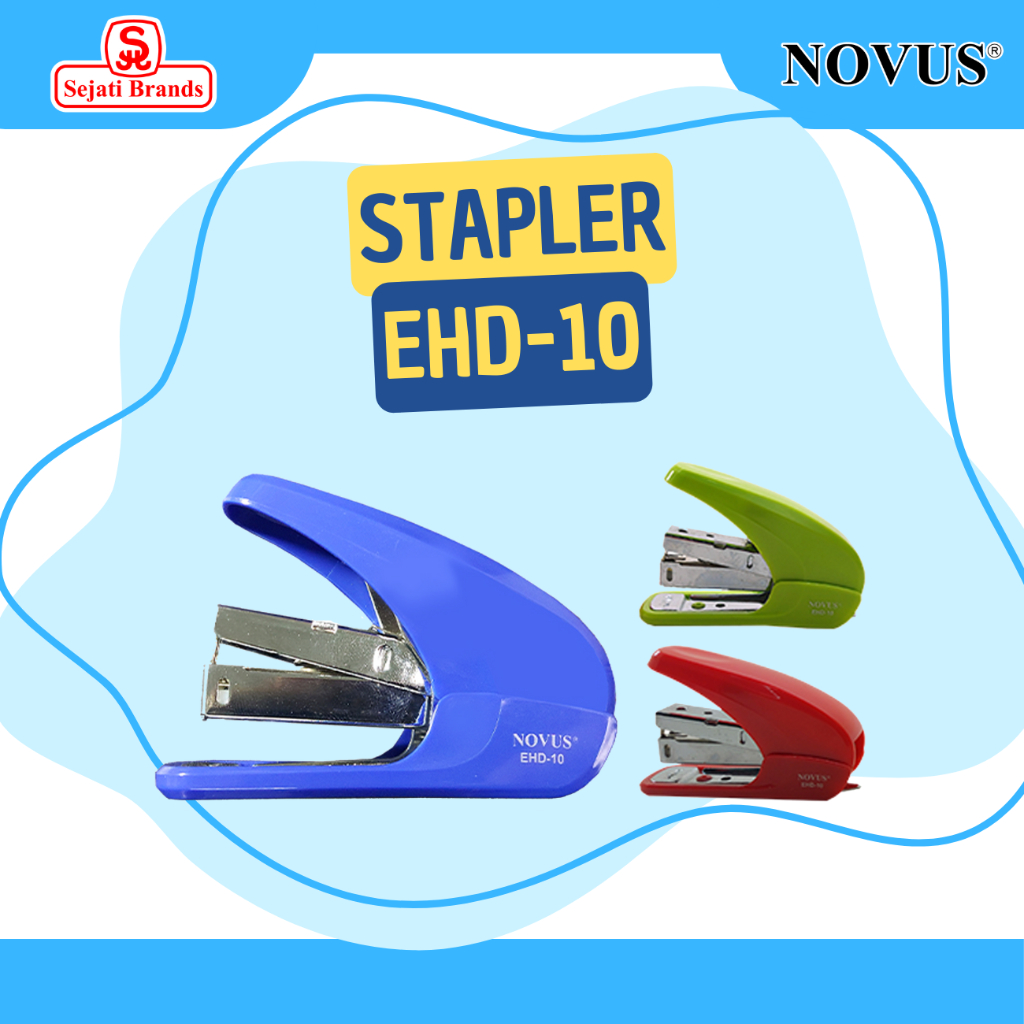 Jual NOVUS Stapler EHD-10 - Staples Colorfull | Staples | Shopee Indonesia
