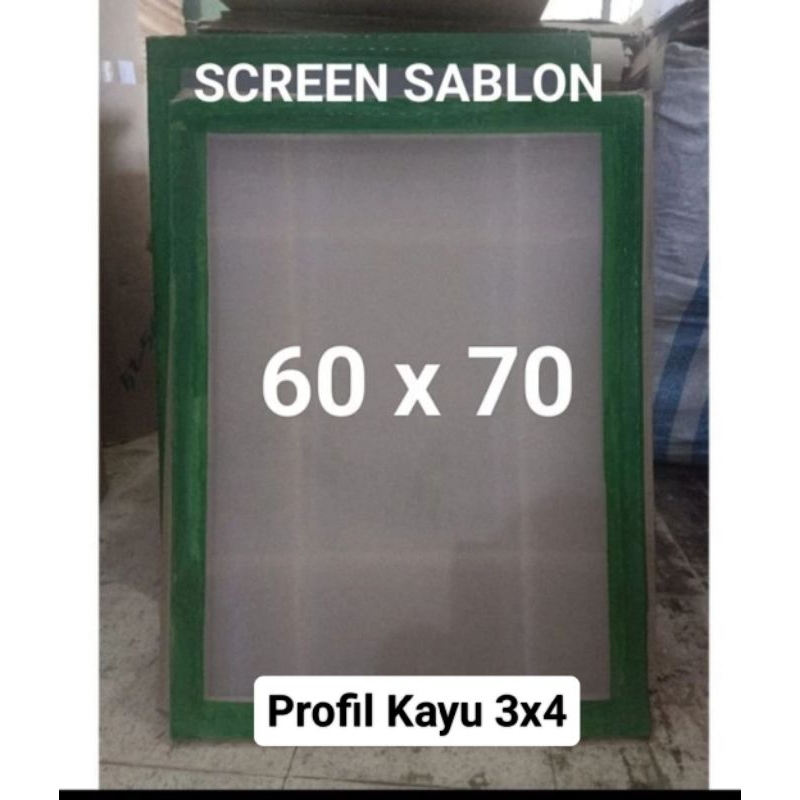 Jual SCREEN SABLON UK.60x70 ( Pilih Jenis Varian Kain Screen / T ...