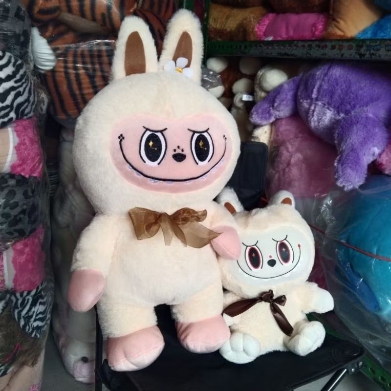 Jual BONEKA LABUBU THE MONSTER EXITING MACARON SIZE XL BESAR BORDIR ...
