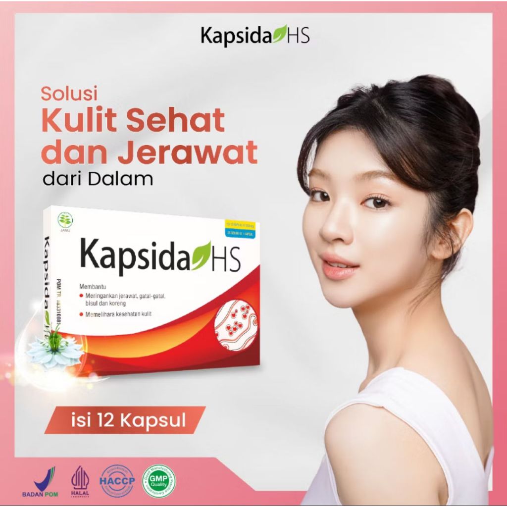 Jual Kembang Bulan Kapsida HS 12 - Obat Jerawat Gatal-gatal Kulit Bisul ...
