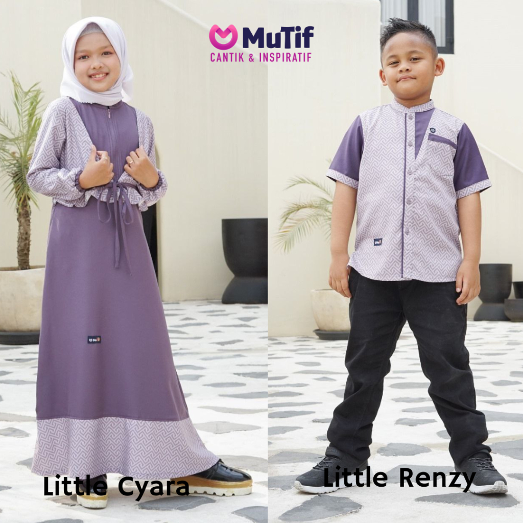 Jual Mutif Baju Gamis Koko Anak Terbaru Cyara Dress Renzy Koko ...