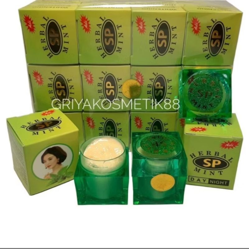 Jual 12pcs/cream sp mint(herbal mint) | Shopee Indonesia