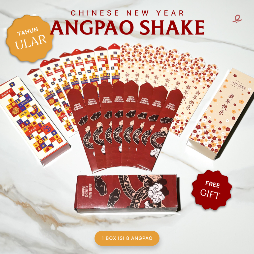 Jual Angpao Shake Chinese New Year 2025 Year of Snake | Amplop Kocok ...