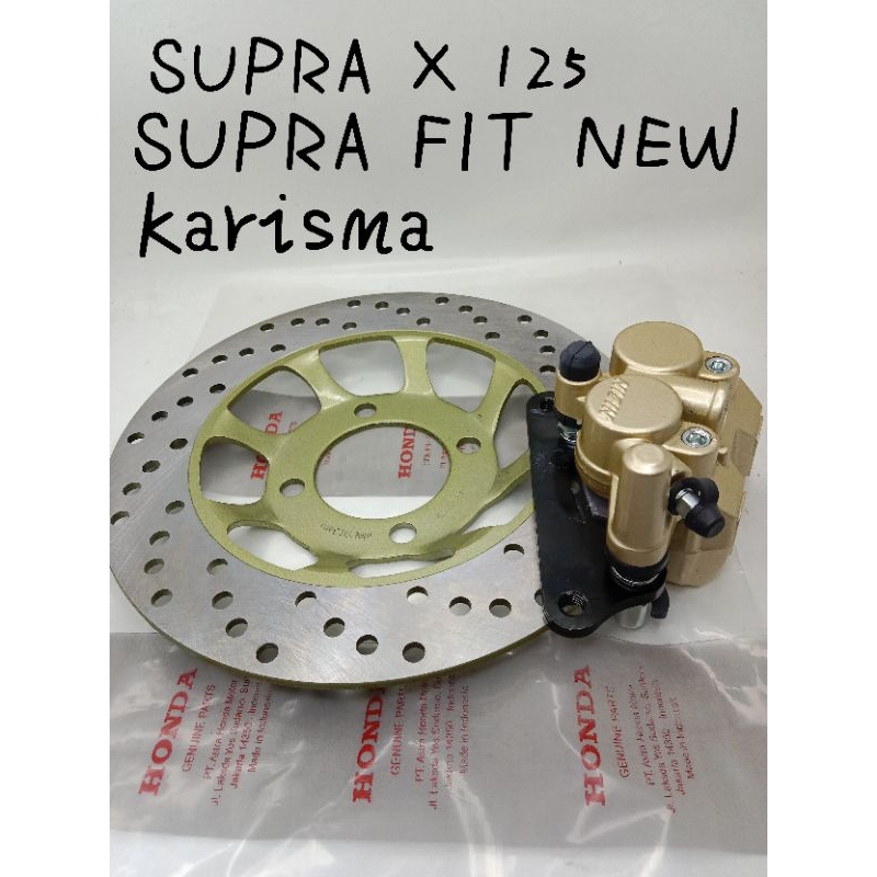 Jual PAKET PIRINGAN CAKRAM PLUS KALIPER KARISMA, SUPRA X 125, SUPRA FIT NEW, REVO LANCIP ...