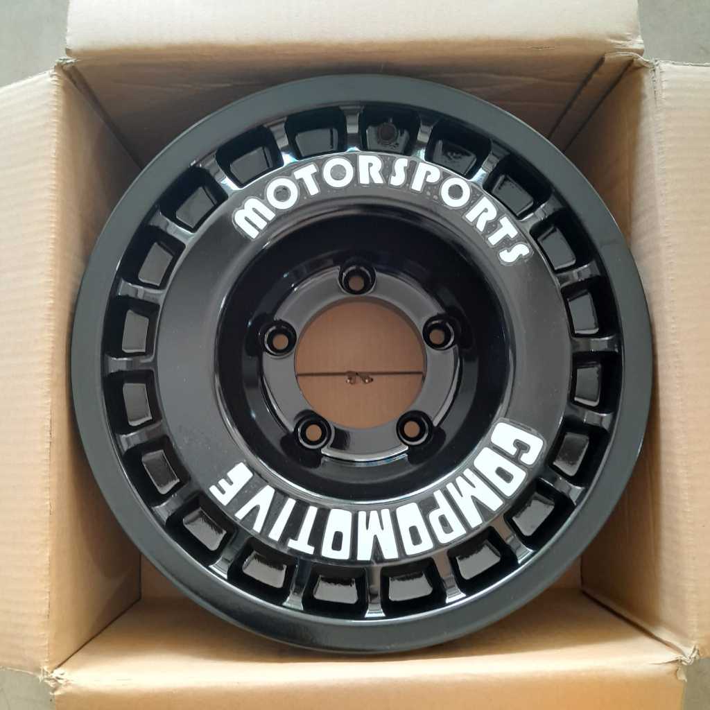 Jual VELG MOBIL HSR RL COMPOMOTIVE RING 15 H5X139 LEBAR 7 ET 0 BLACK ...