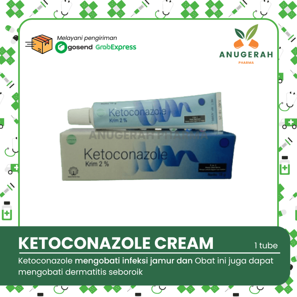 Jual Ketoconazole Cream 10gr Mulia Farma | Salep Anti Jamur | Shopee Indonesia