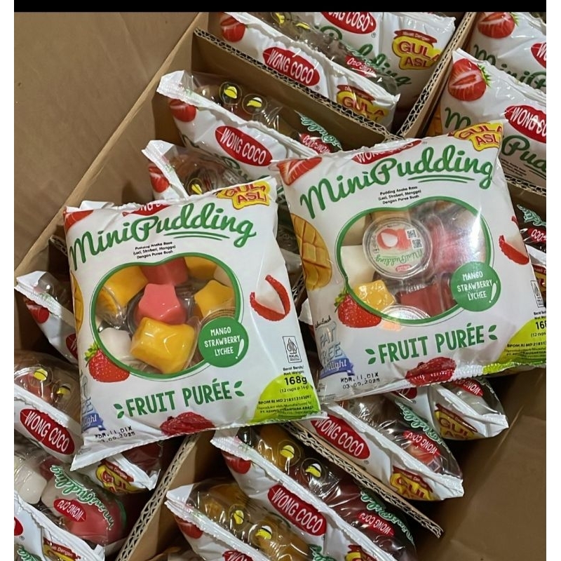 Jual WONG COCO mini pudding (isi 12 pcs) | Shopee Indonesia