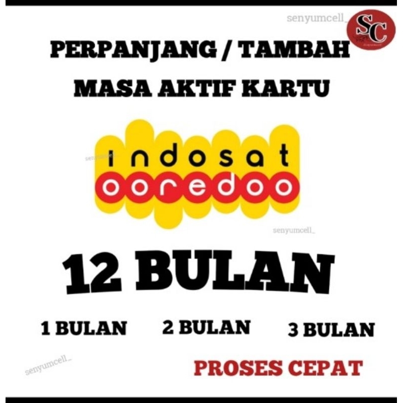 Jual Perpanjang Masa Aktif Kartu Indosat m3 1 bulan, 30 hari termurah ...