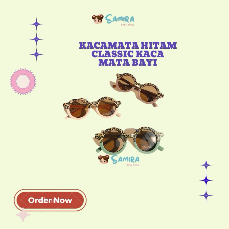 Jual Kacamata Hitam Classic Kaca Mata Bayi/Anak , Kaca Mata Berpergian ...