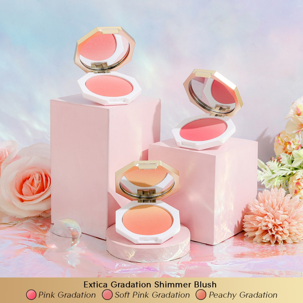 Jual Extica Gradation Shimmer Blush 4,5gr | Shopee Indonesia