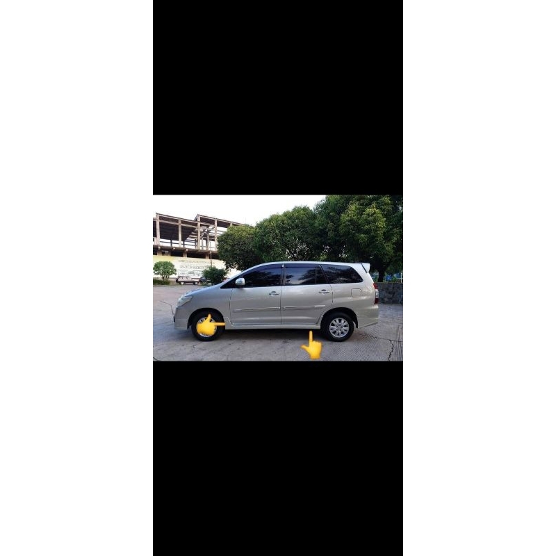 Jual SIDE SKIRT ATAU BODYKIT SAMPING INNOVA LUXURY ORIGINAL TOYOTA ...