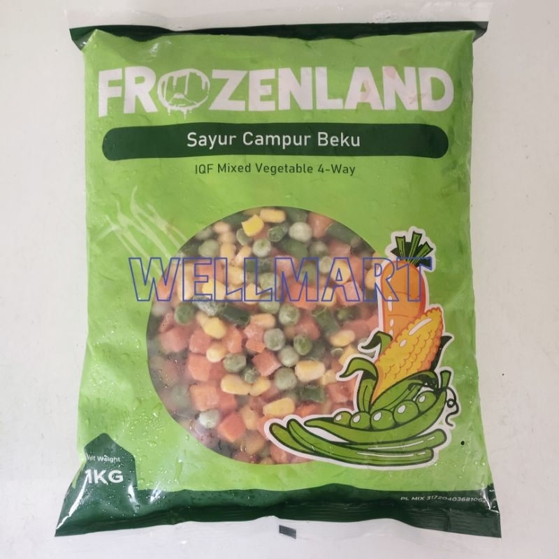 Jual Frozenland Mixed Vegetable 1 Kg Sayur Campur Beku | Shopee Indonesia