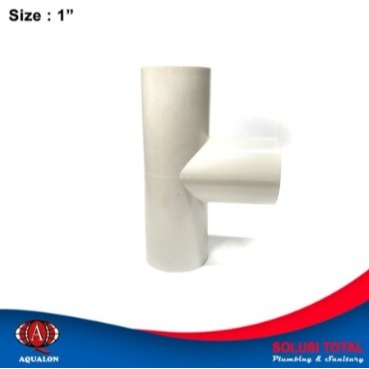 Jual Tee PVC AW 1" AQUALON Tee 1 Inch Aqualon Putih | Shopee Indonesia