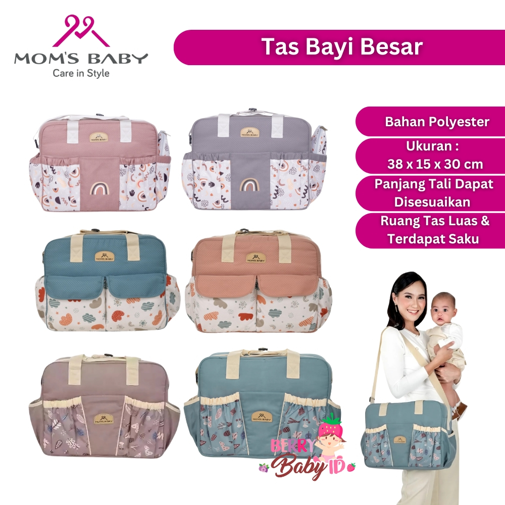 Jual Berry Baby - Moms Baby Tas Bayi Besar Diaper Bag Multifungsi ...
