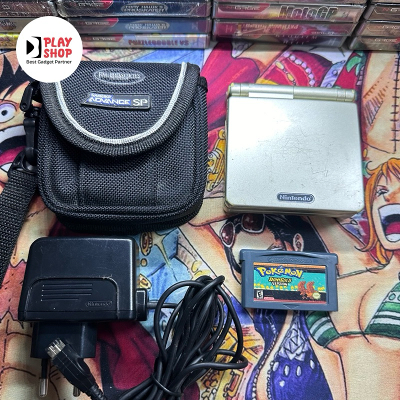 Jual Nintendo GameBoy SP 101 Gold Original | Shopee Indonesia