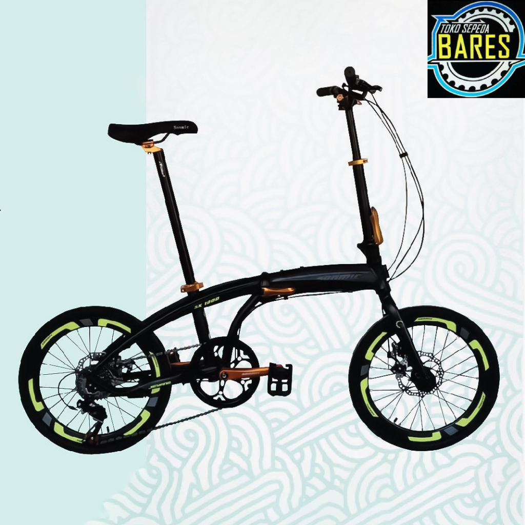 Jual Sepeda Lipat / Folding 20 Genio F-211 Sonmic Rubick | Shopee Indonesia