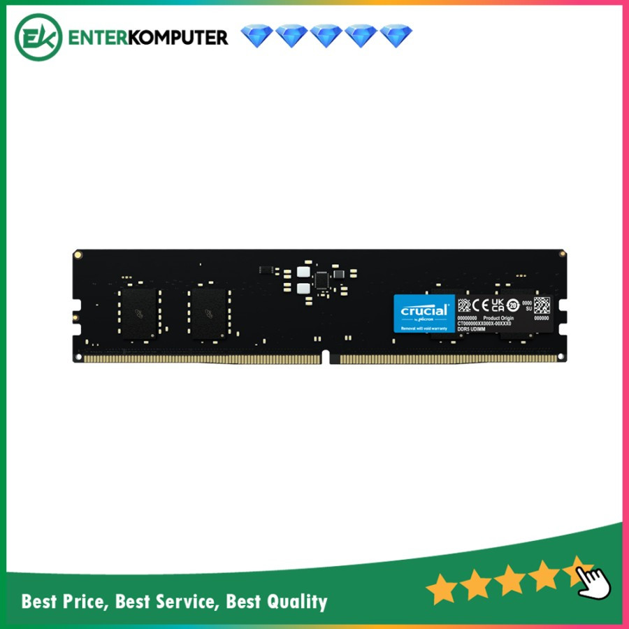 Jual Crucial DDR5 PC44800 5600MHz 8GB (1x8GB) / RAM PC DDR5 8GB | Shopee Indonesia