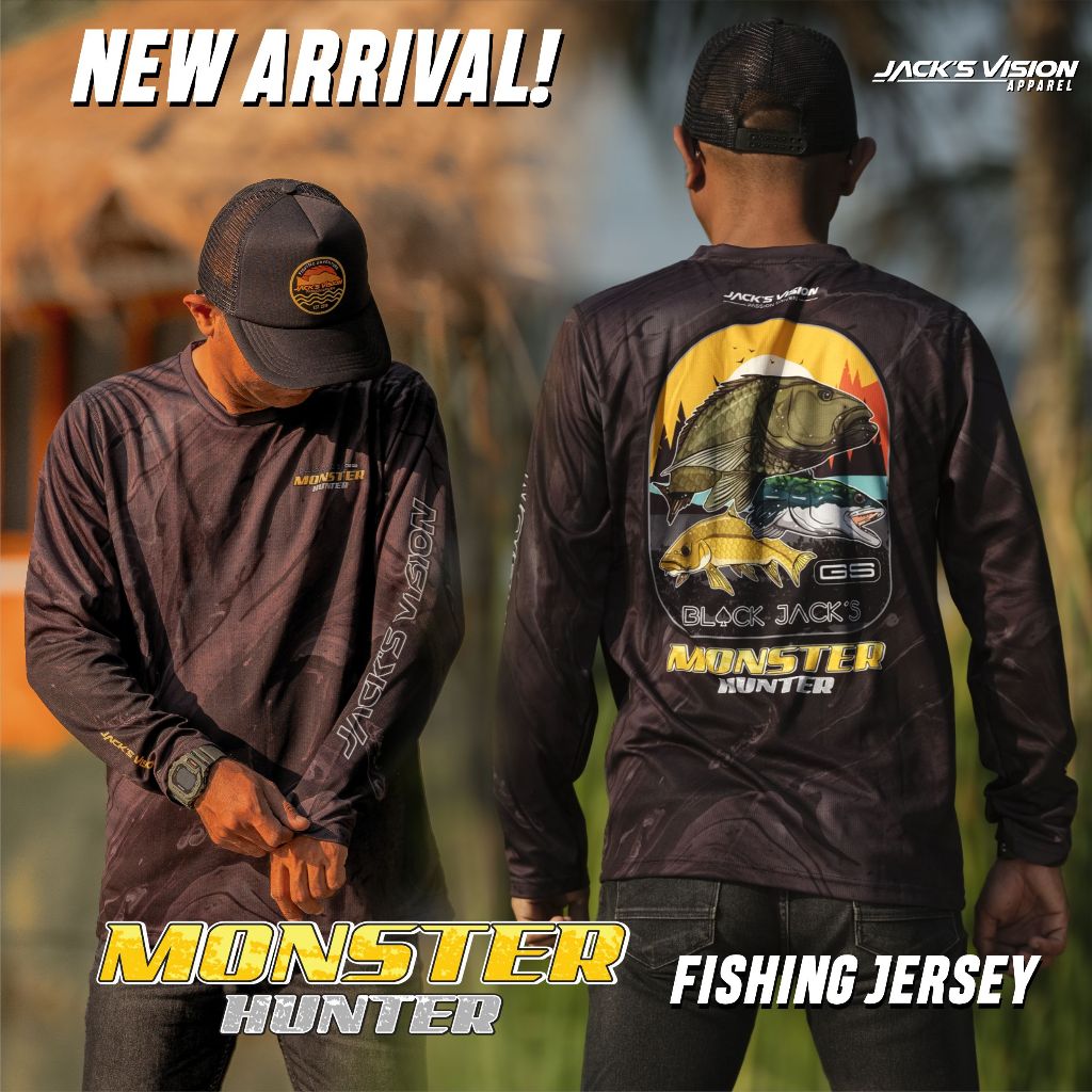 Jual MONSTER HUNTER BLACK JACK GS - Jersey Mancing Rod Series by Jacks ...