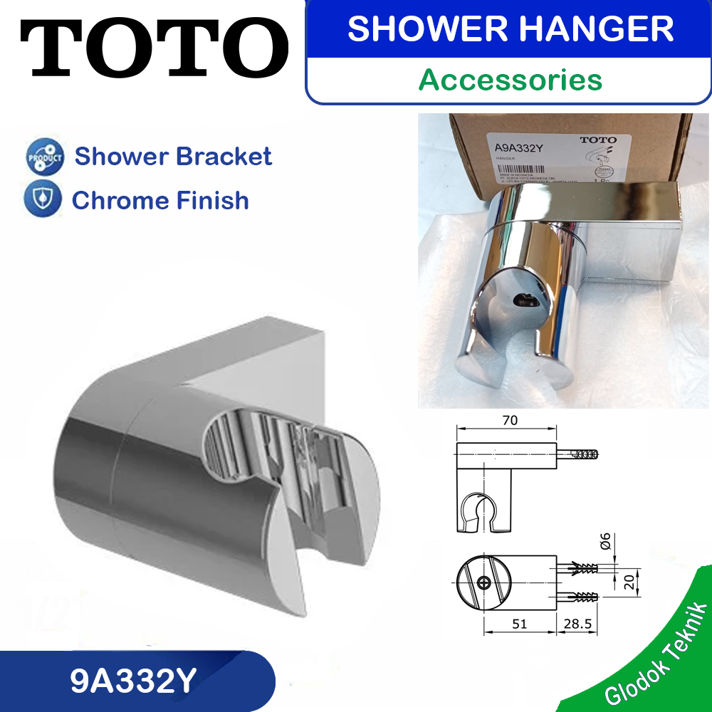 Jual TOTO Shower Hanger Hand Gantungan Shower A9A332Y | Shopee Indonesia