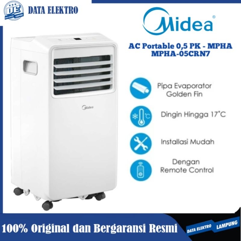 Jual Midea AC Portable MPHA-05CRN7 AC Portable 0.5PK Garansi Resmi 10 Tahun | Shopee Indonesia