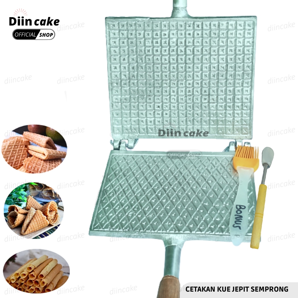 Jual CETAKAN KUE JEPIT SEMPRONG OPAK GAMBIR EGG ROLL TEBAL | Shopee ...