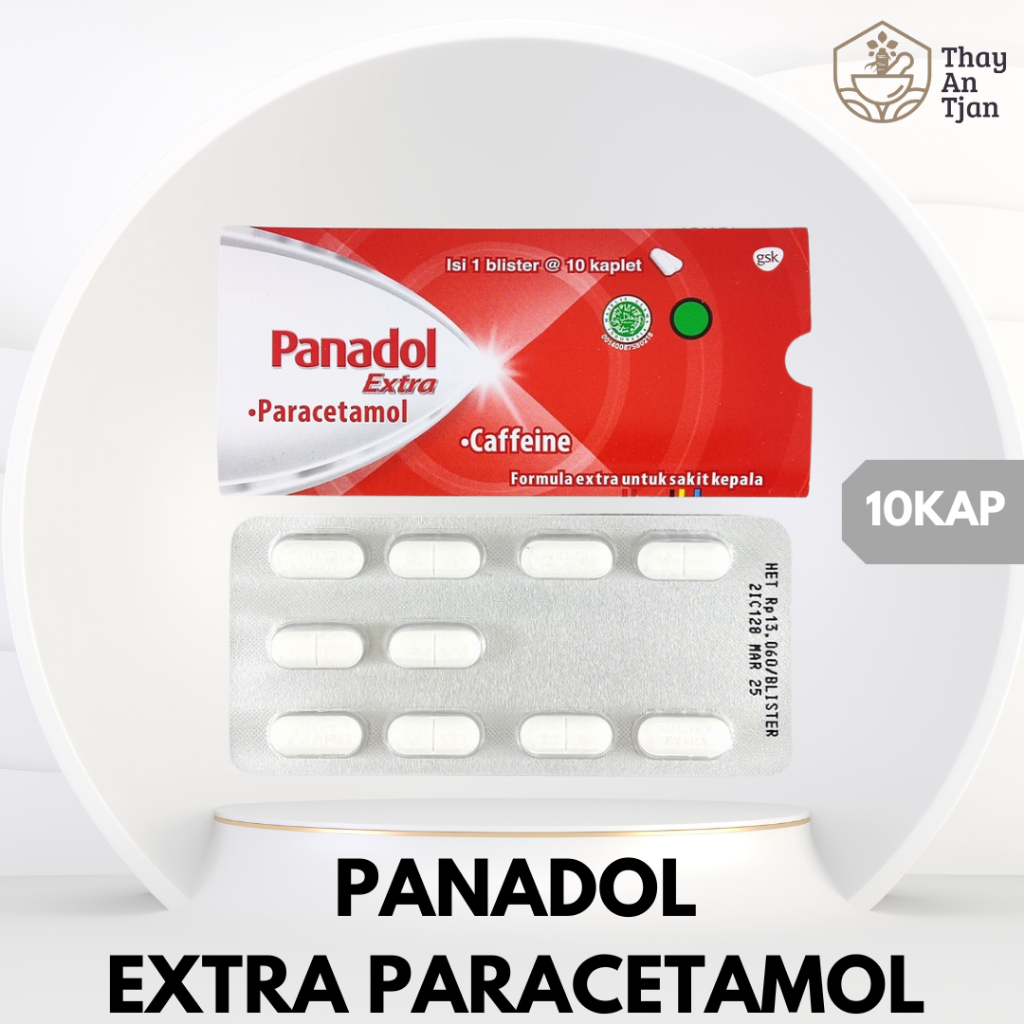 Jual PANADOL EXTRA PARACETAMOL MERAH (1 STRIP) | OBAT SAKIT KEPALA | Shopee Indonesia