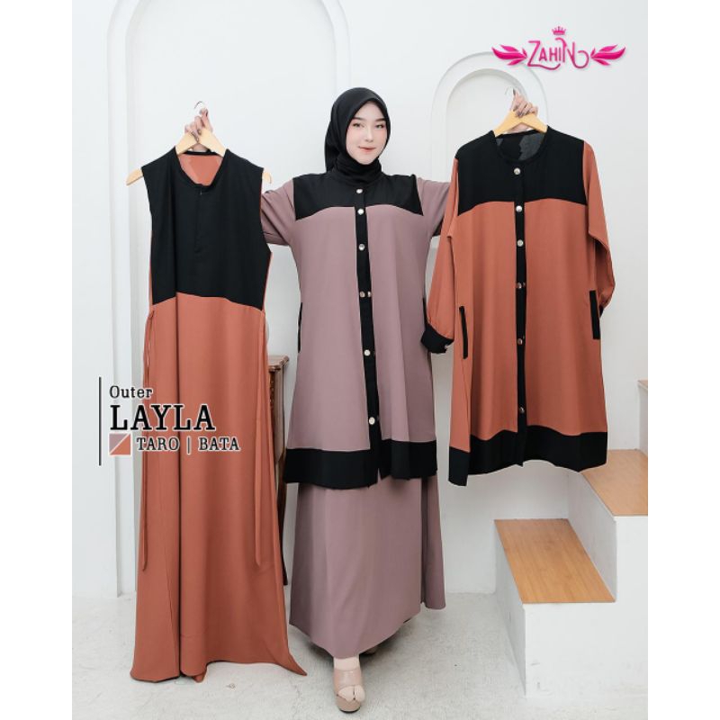 Jual GAMIS OUTER LAYLA ORIGINAL ZAHIN TERBARU GAMIS SET OUTER / ROMPI ...