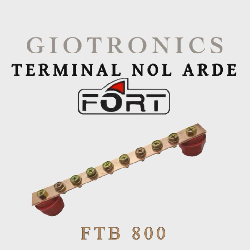 Jual Busbar Support Grounding Terminal Nol Arde FTB-800 / FTB800 sama ...
