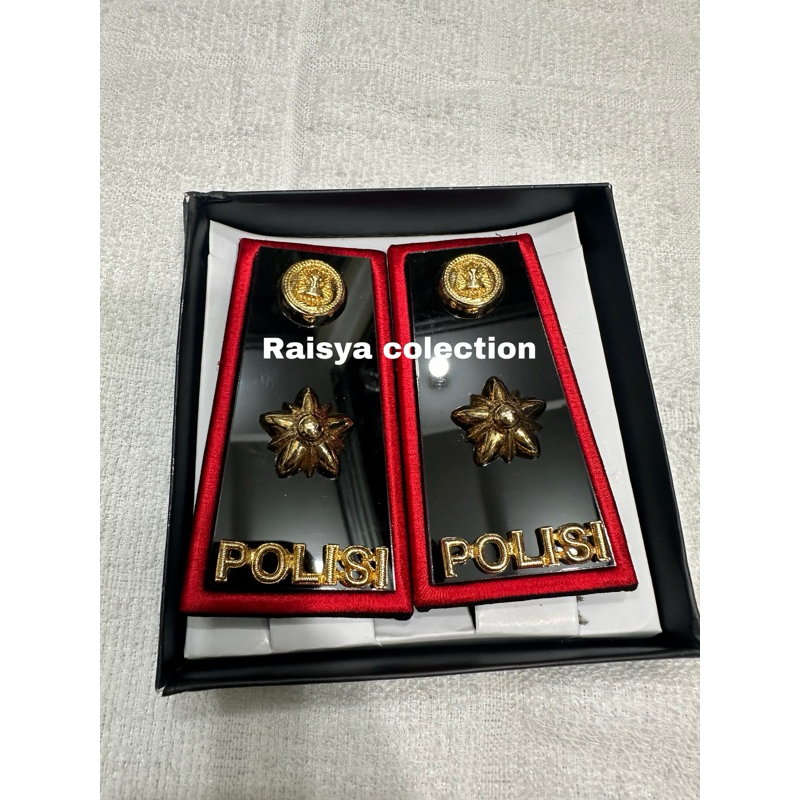 Jual pangkat pdh kompol polisi / pangkat pdh melati satu | Shopee Indonesia