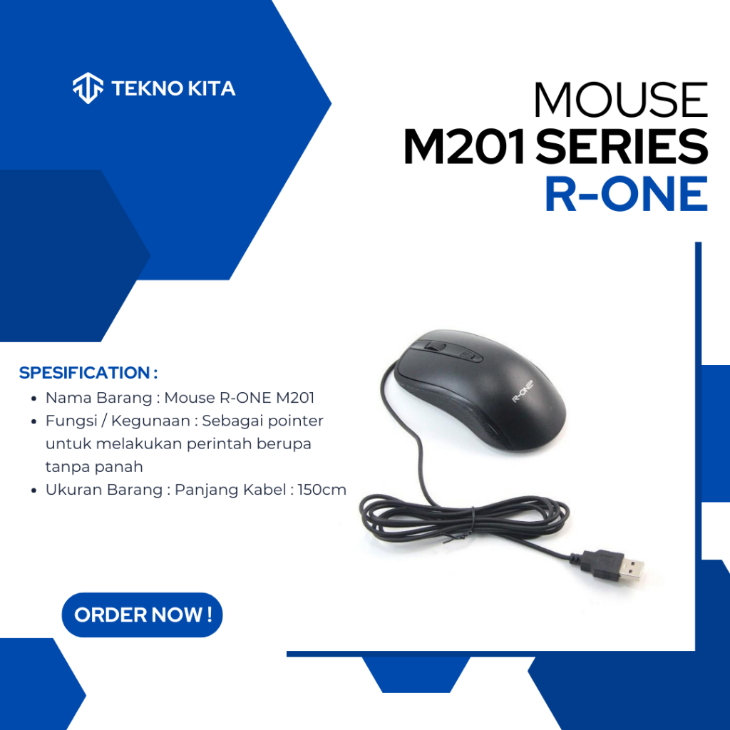 Jual PROMO MOUSE TERMURAH MERK R-ONE - MOUSE USB R-ONE M201 - MOUSE PC ...