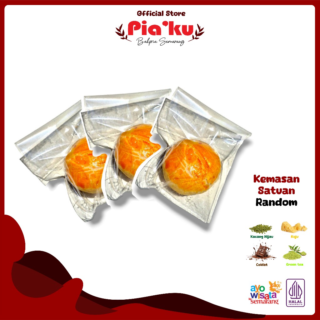 Jual Bakpia Piaku Semarang - Kemasan Satuan Isi 1 Pcs | Shopee Indonesia