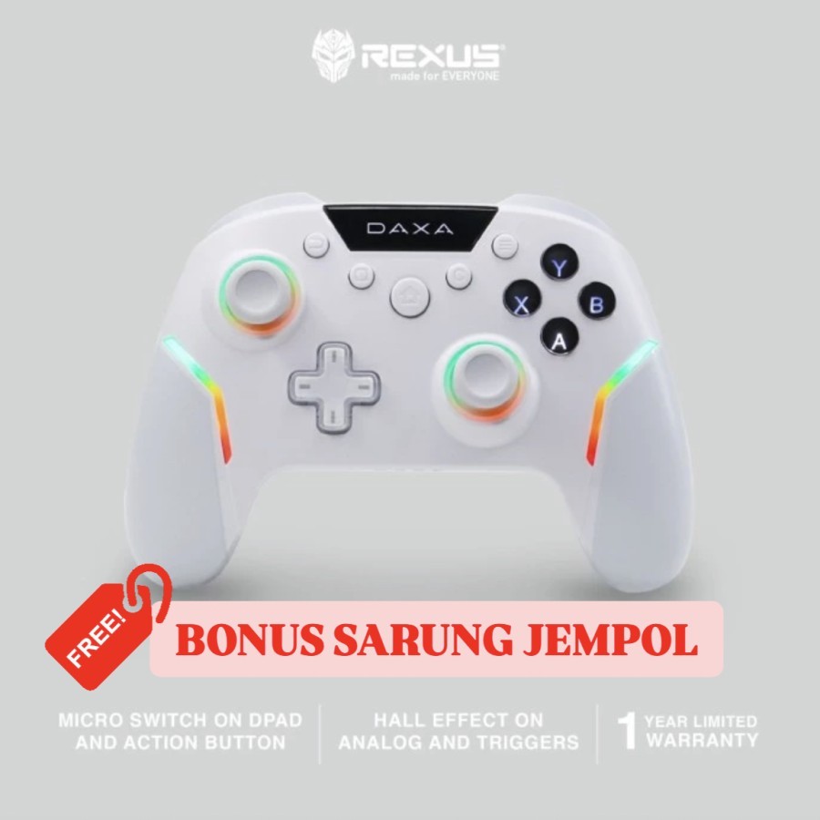 Jual Daxa Borion AX8 Gamepad Joystick 3 connection, Macro 4 button + 2 Trigger Mode with Gyro ...