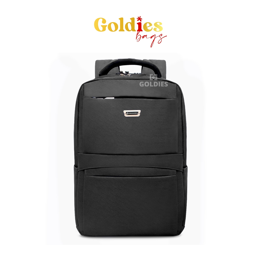 Jual POLO GOLDVERS Tas Ransel Pria Tas Laptop Kerja 15 inch Free Kabel ...