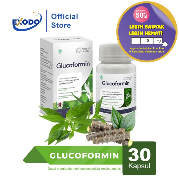Jual Exodo - Glucoformin | Shopee Indonesia