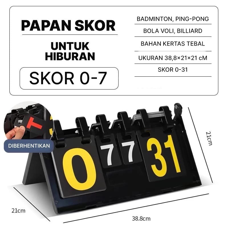 Jual PAPAN SKOR / PAPAN SCORE / BOARD SCORE / SCORE BOARD / PAPAN ...
