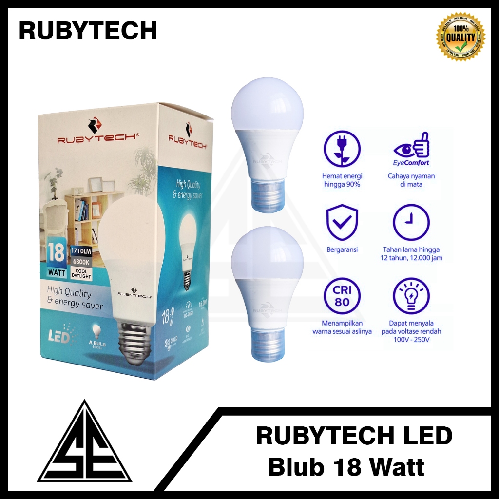 Jual LAMPU LED RUBYTECH 18 Watt | Shopee Indonesia