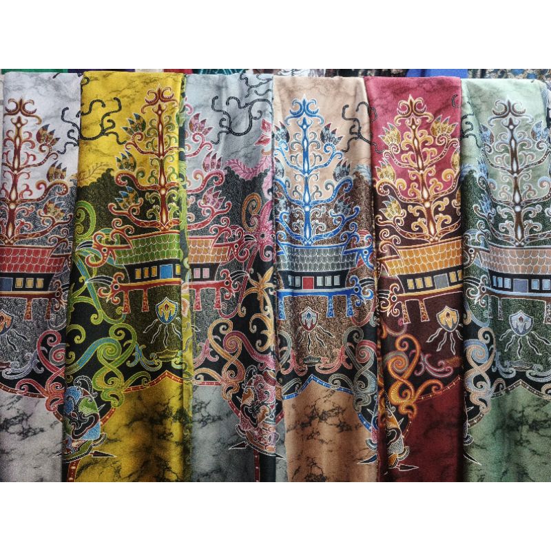 Jual Kain batik kalteng motif batang garing sutra moezza Premium ...