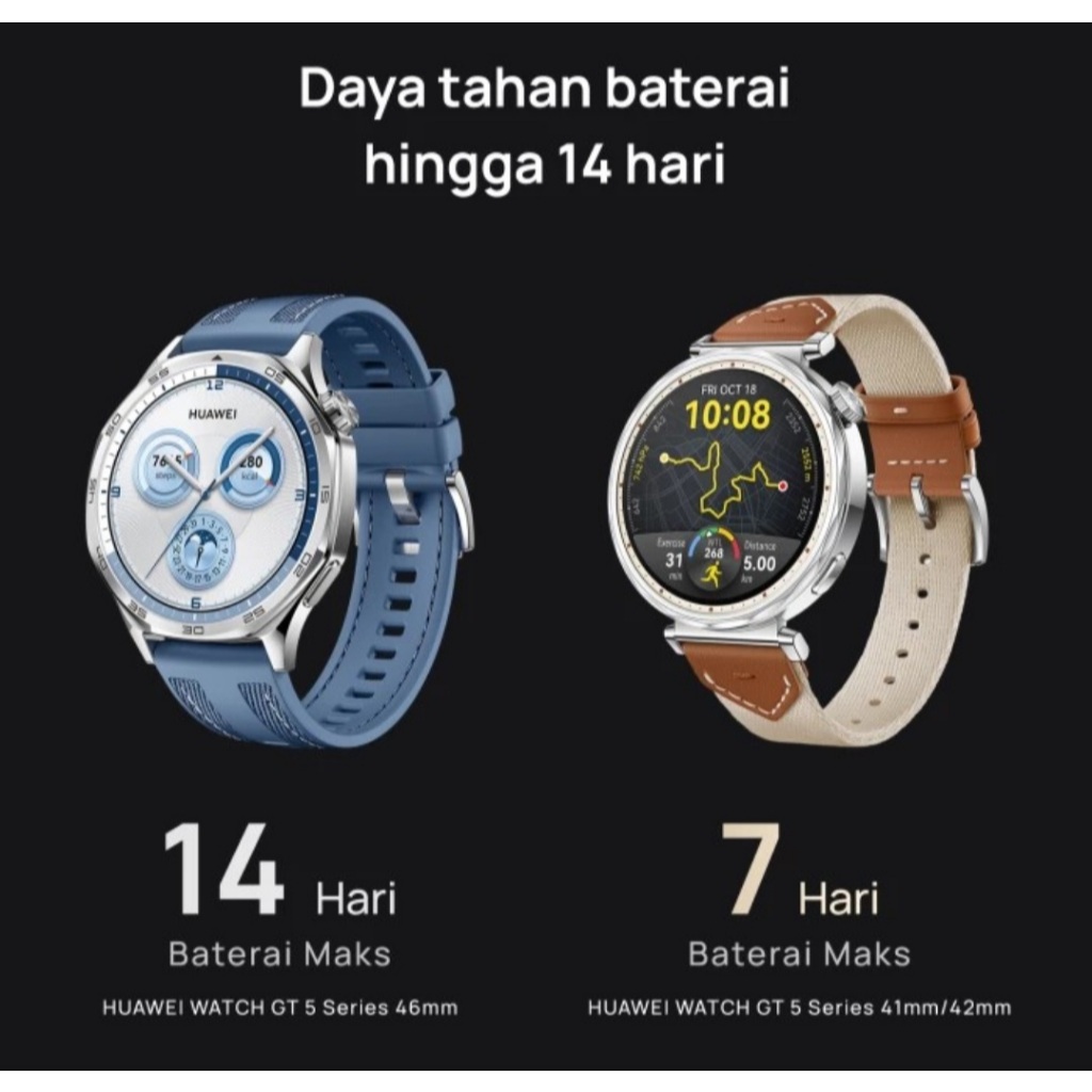 Jual Huawei Smart Watch GT5 Series 41mm | Shopee Indonesia