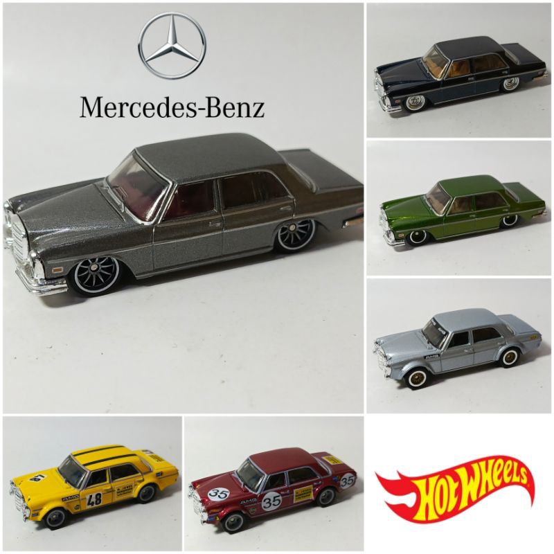 Jual HOT WHEELS MERCEDES BENZ 280 SEL & 300 SEL ( MERCY KEBO ) | Shopee ...