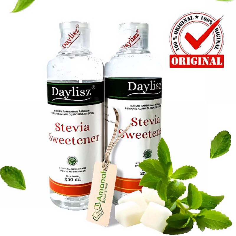 Jual Gula Pemanis Alami Stevia Sweetener 250ml Daylisz | Shopee Indonesia