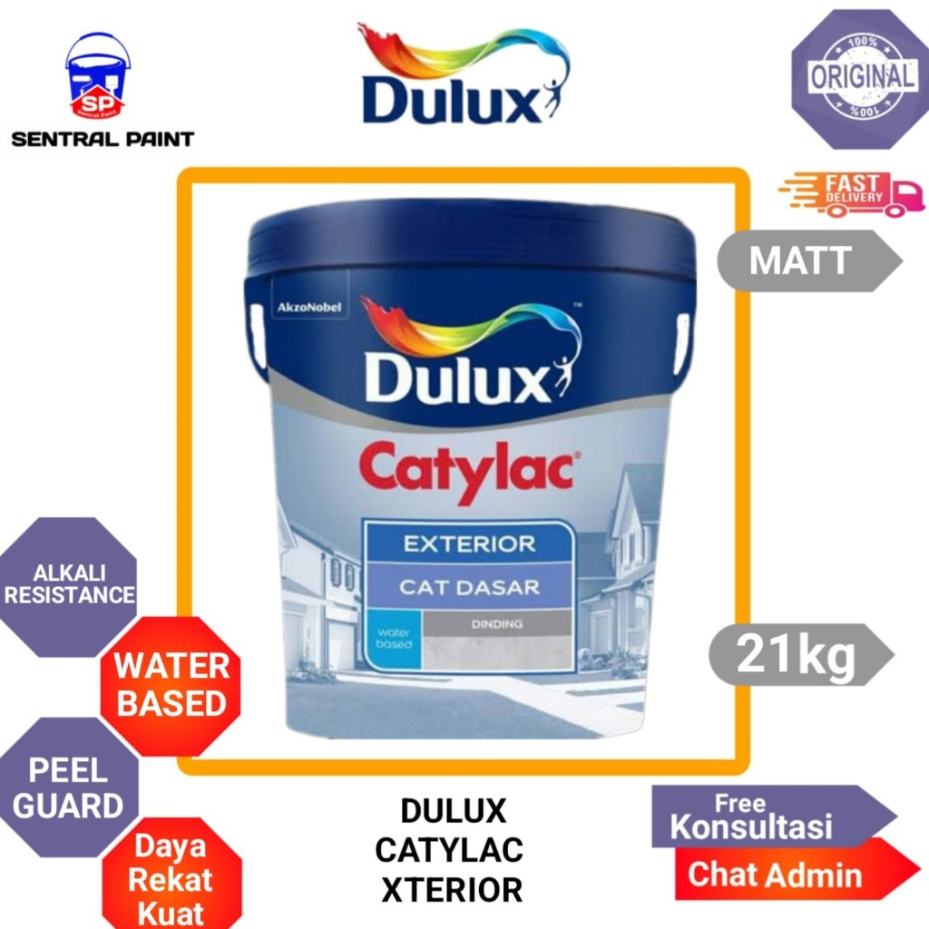 Jual Cat dasar Dulux Catylac Exterior 21 kg / Sealer Dinding Tembok ...