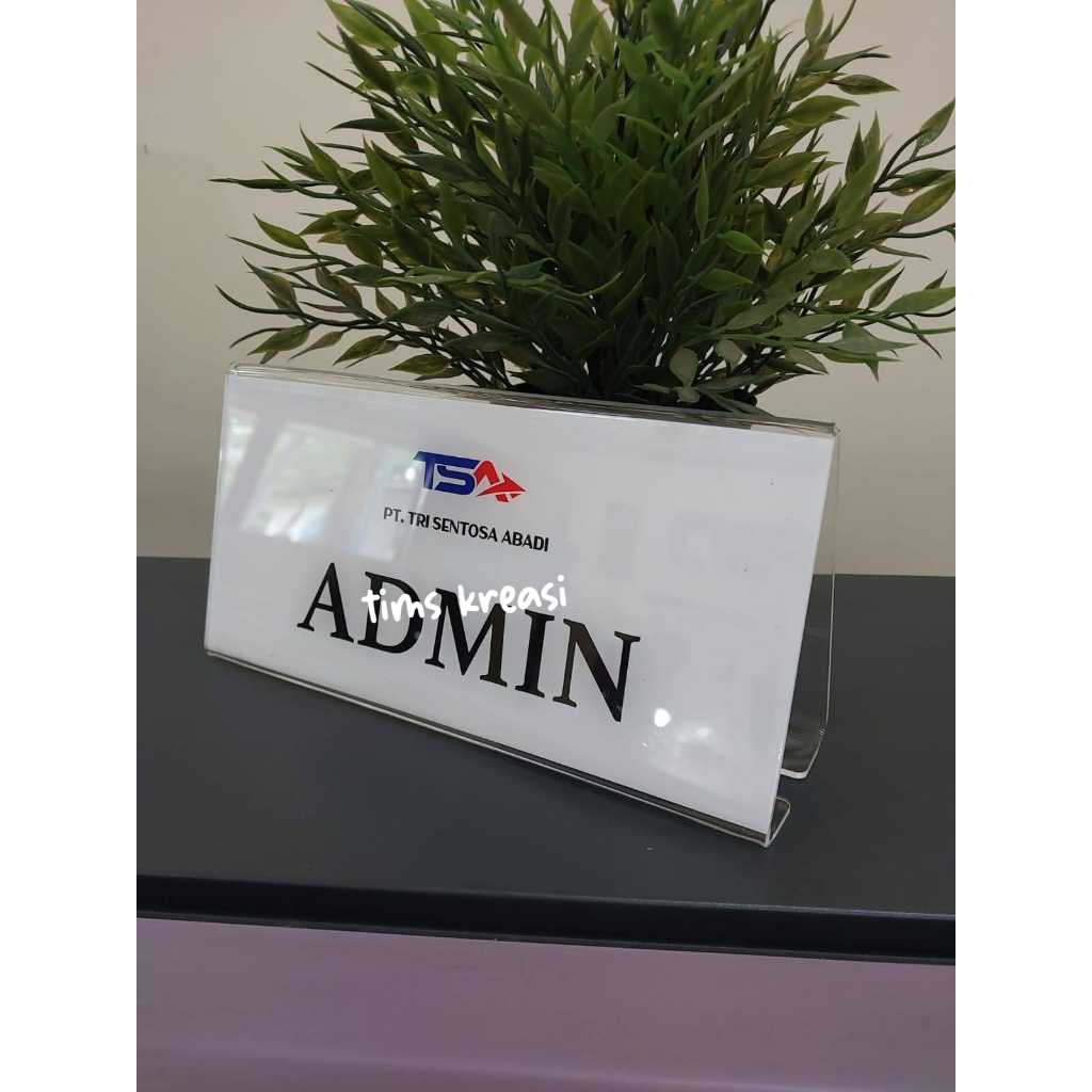 Jual Papan Nama Meja | Sign Table | Papan Nama Meja Akrilik | Shopee ...