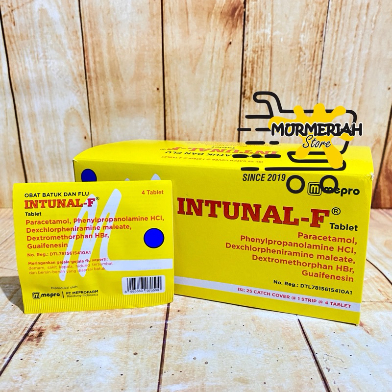 Jual INTUNAL-F Strip 4 tablet-Obat Batuk Pilek INTUNAL FORTE | Shopee ...